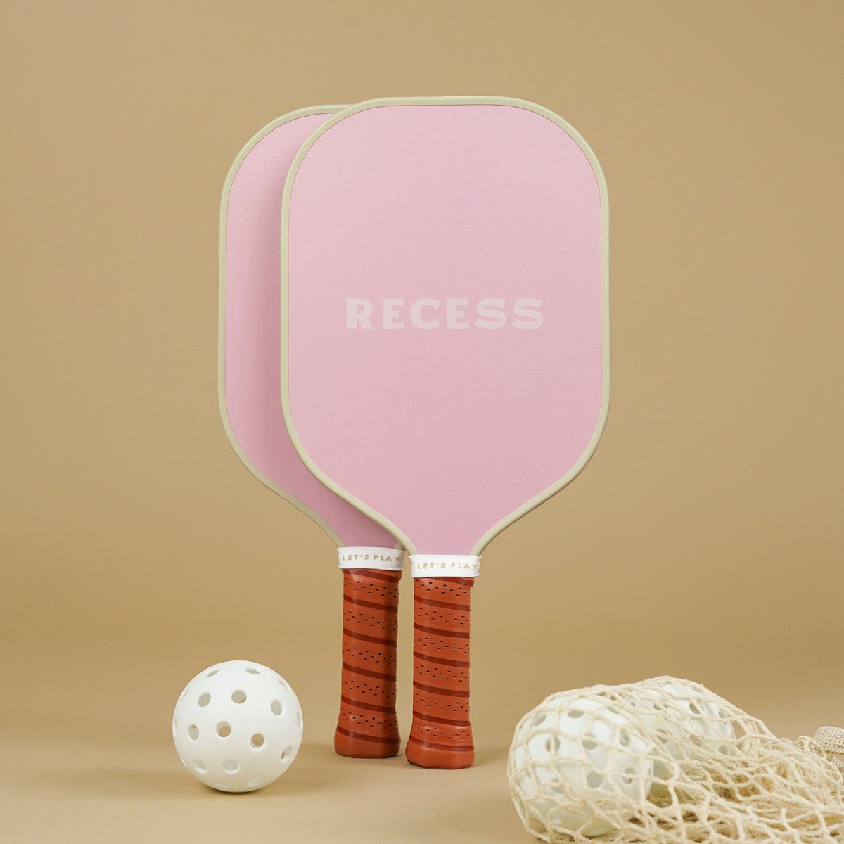 Serve in Style with Our Solid Pink Set | Recess Pickleball